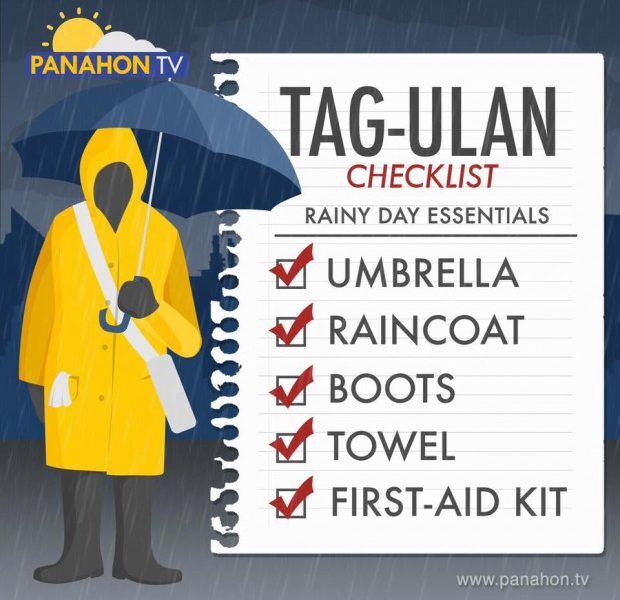 “TAG-ULAN” Checklist: Rainy Day Essentials – PanahonTV